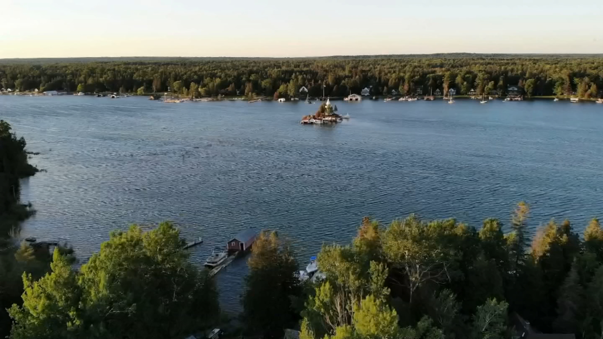 Sights and Sounds Drone Edition: Unique Dollar Island Home – 9&10 News