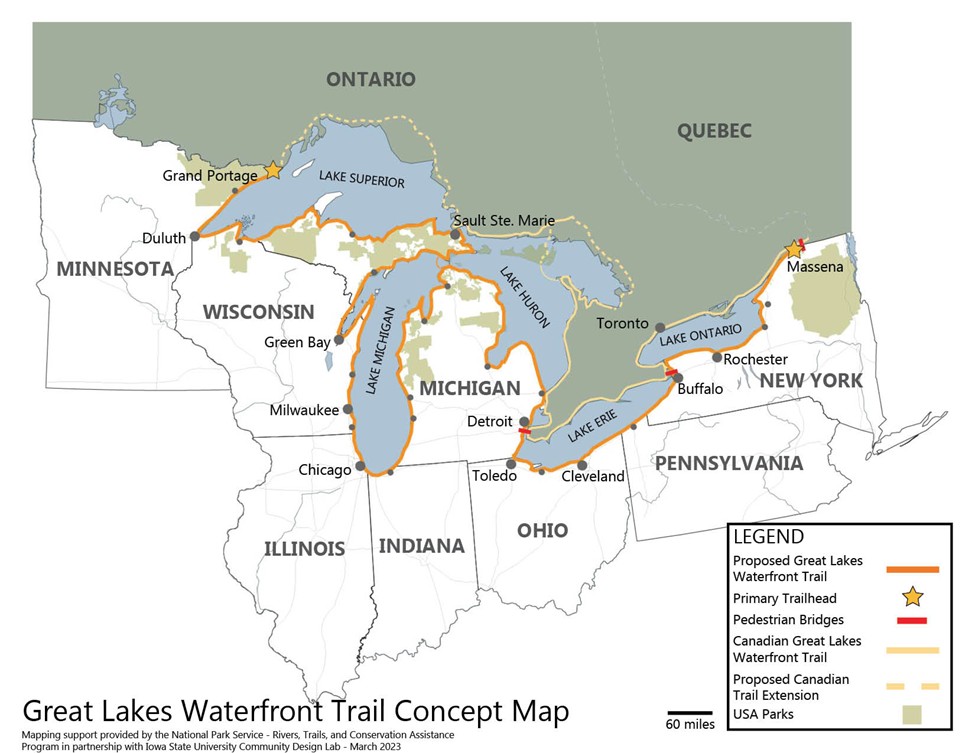 New Great Lakes Trail promises economic and recreational benefits ...