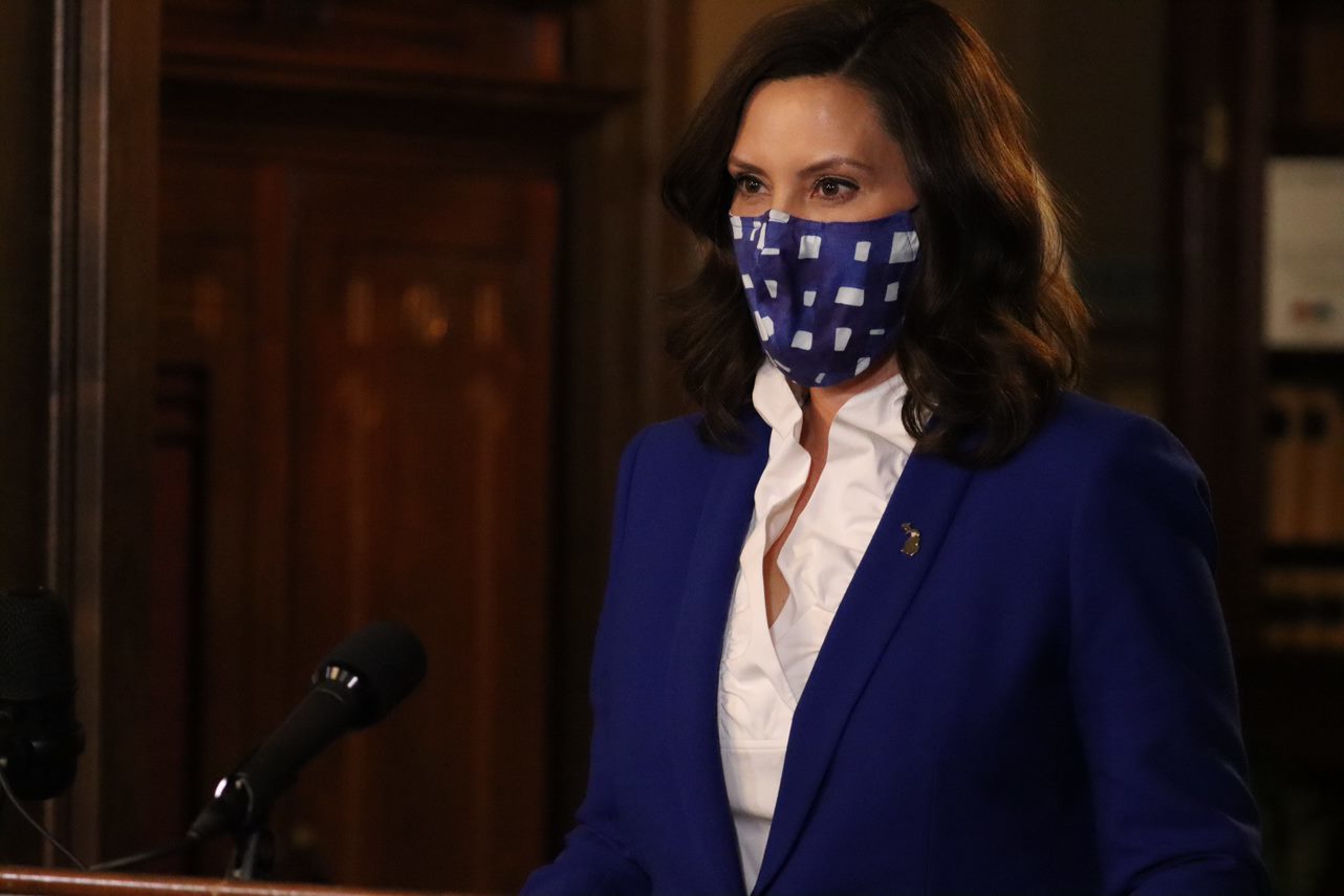 Whitmer Hopes Michiganders Respond and Lower State Positivity Rate ...