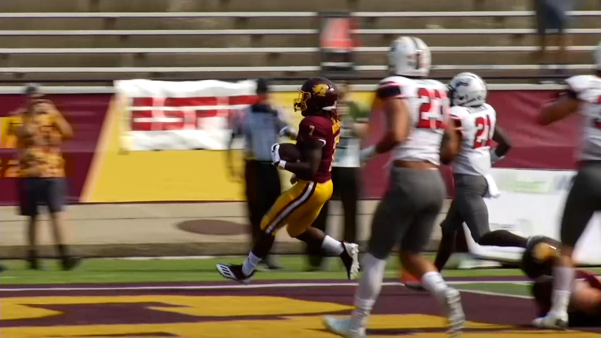 CMU’s Lew Nichols Caps Off Regular Season as Nation’s Leading Rusher in ...