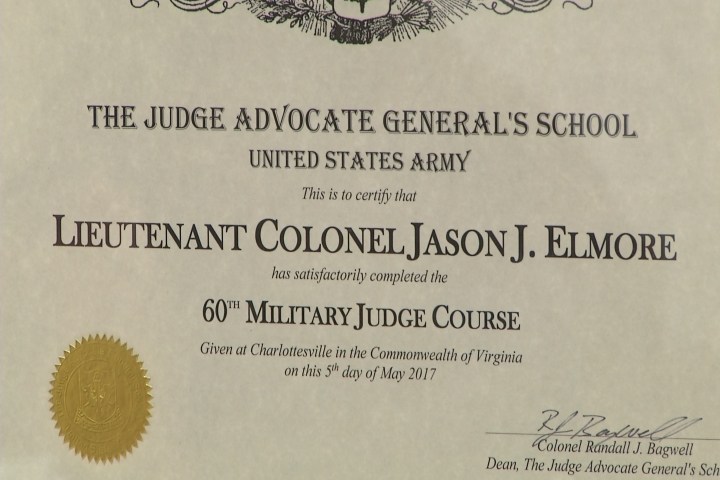 Wexford County Prosecutor Selected To Serve As Military Judge – 910News.com