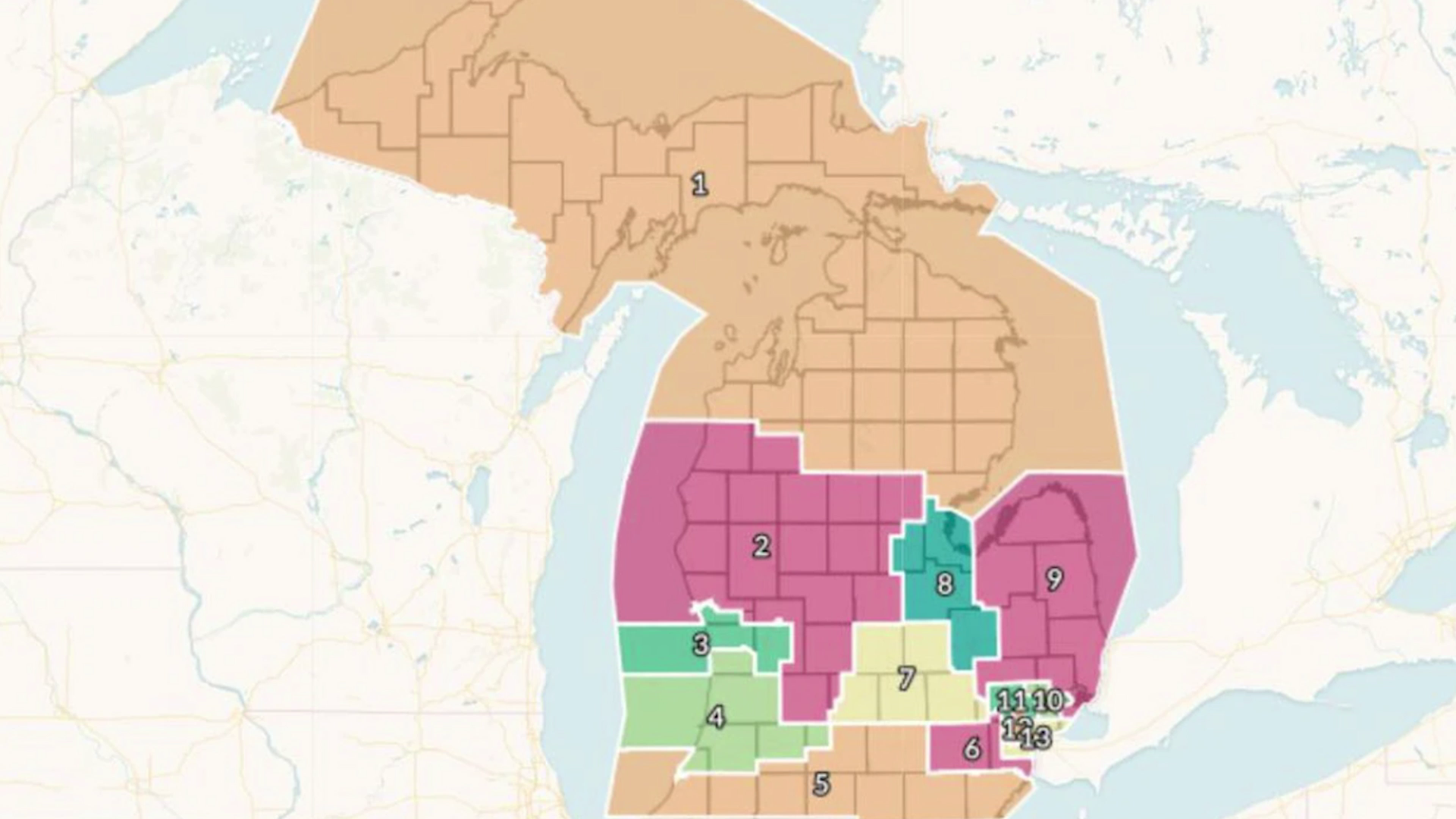 Michigan Independent Redistricting Commission Approves Congressional ...