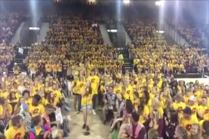 CMU Student’s Dream Comes True As She Sings To Stadium Full Of People ...