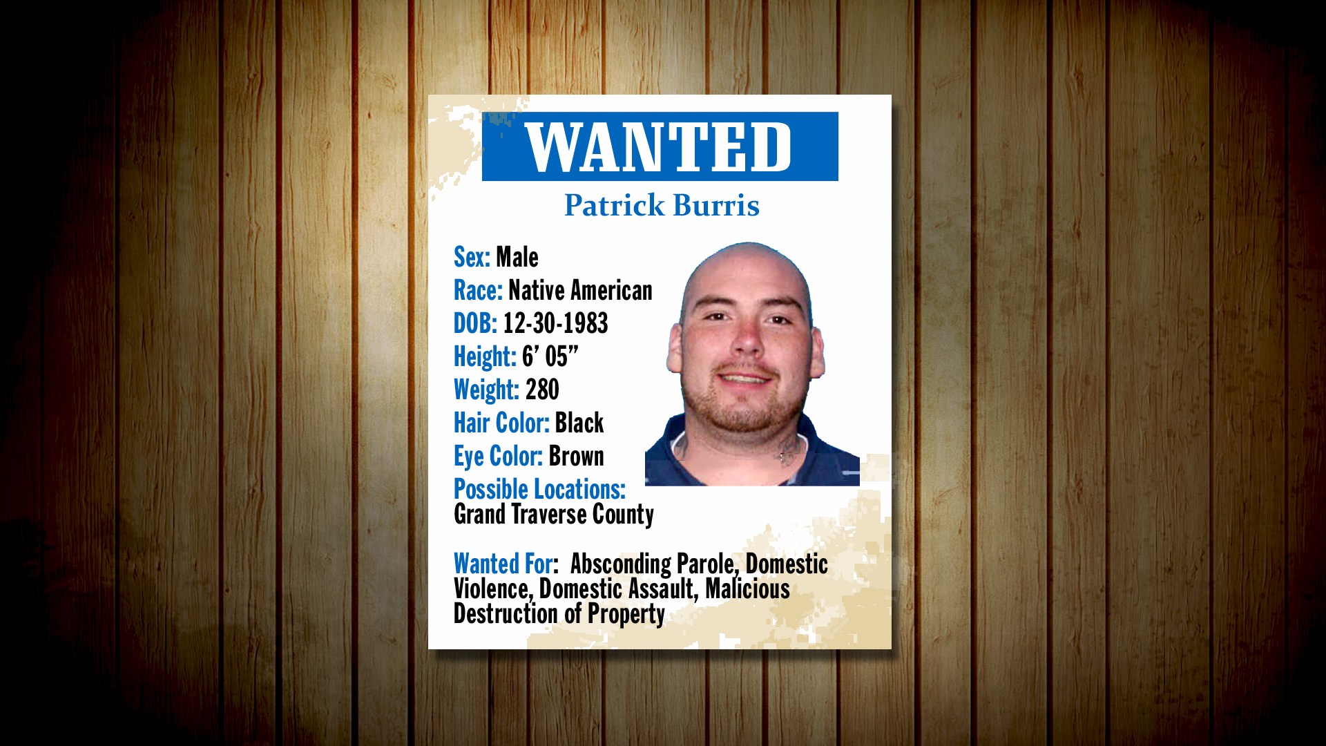 WANTED: Patrick Burris – 9&10 News