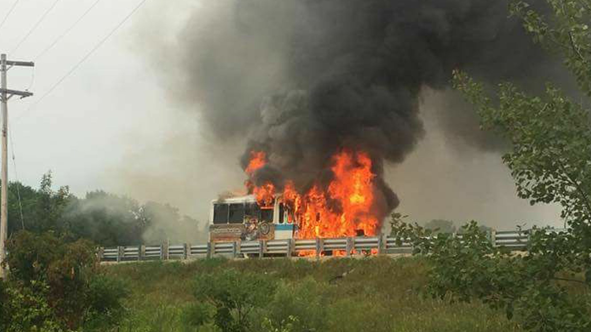 US 127 Exit Ramp Reopens Following Transit Bus Fire – 9&10 News