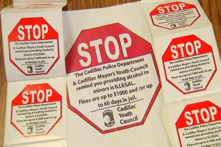 Cadillac Project Sticker Shock Aims to Curb Underage Drinking – 9&10 News