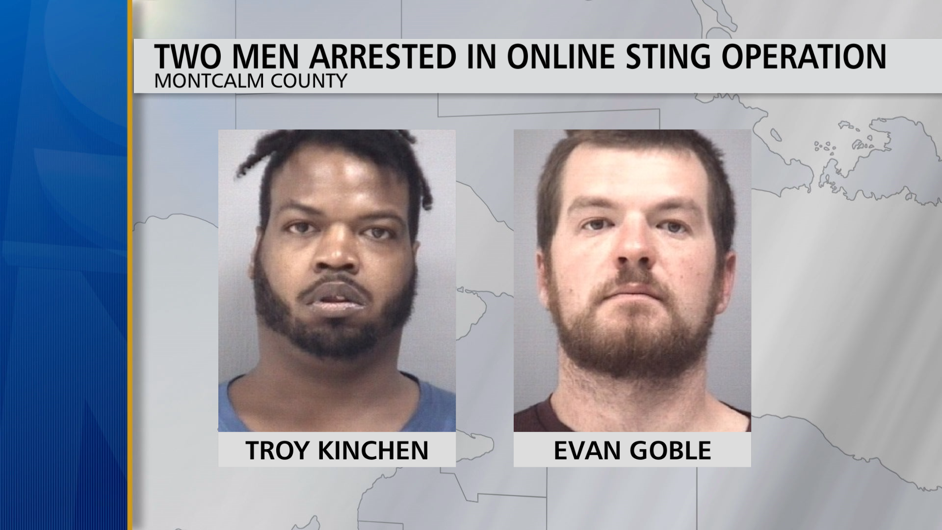 Two Men Arrested in Montcalm County for Sex Crimes – 9and10News.com