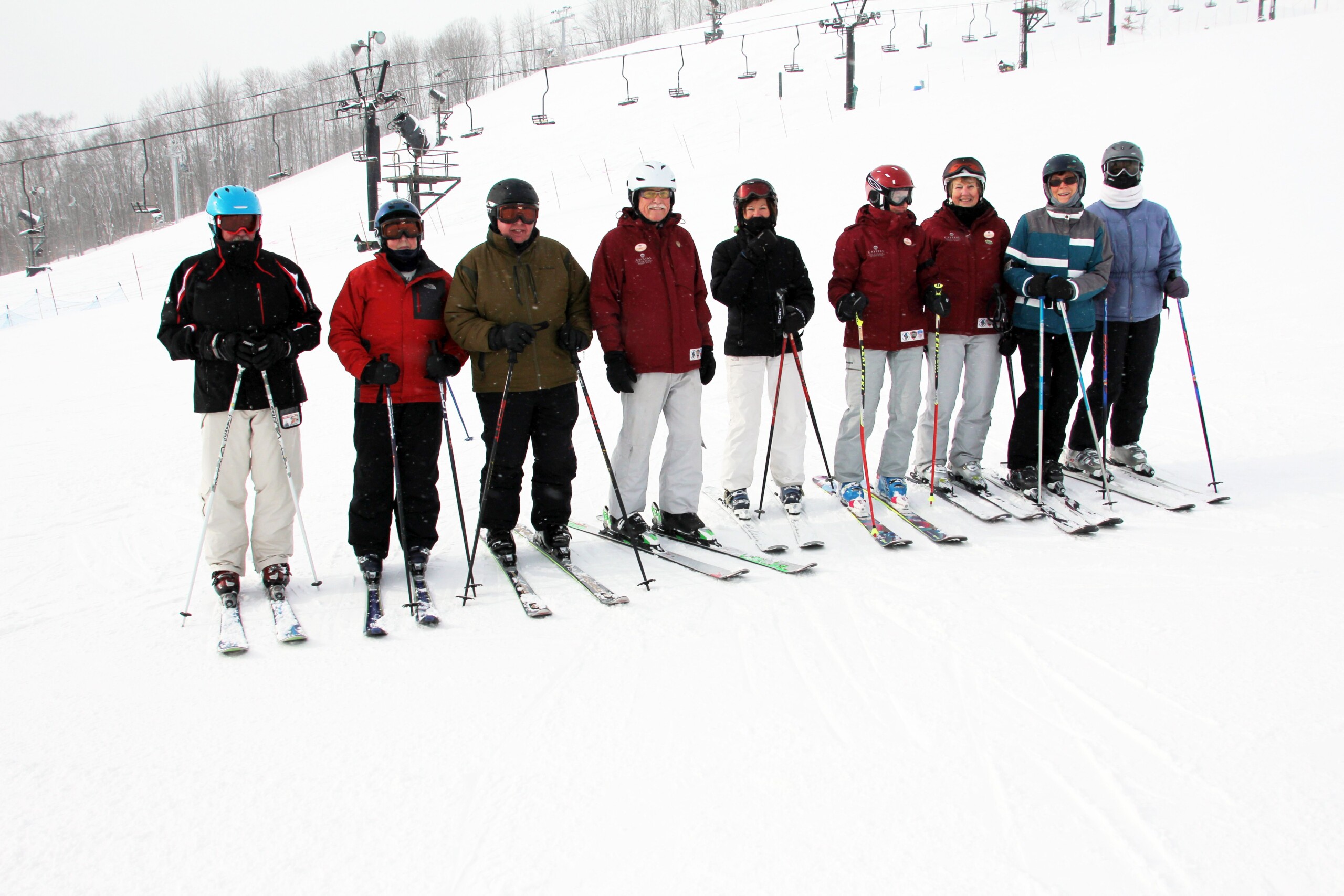 Retired, Not Tired Ski Group Showing Age is just a Number on the Slopes ...