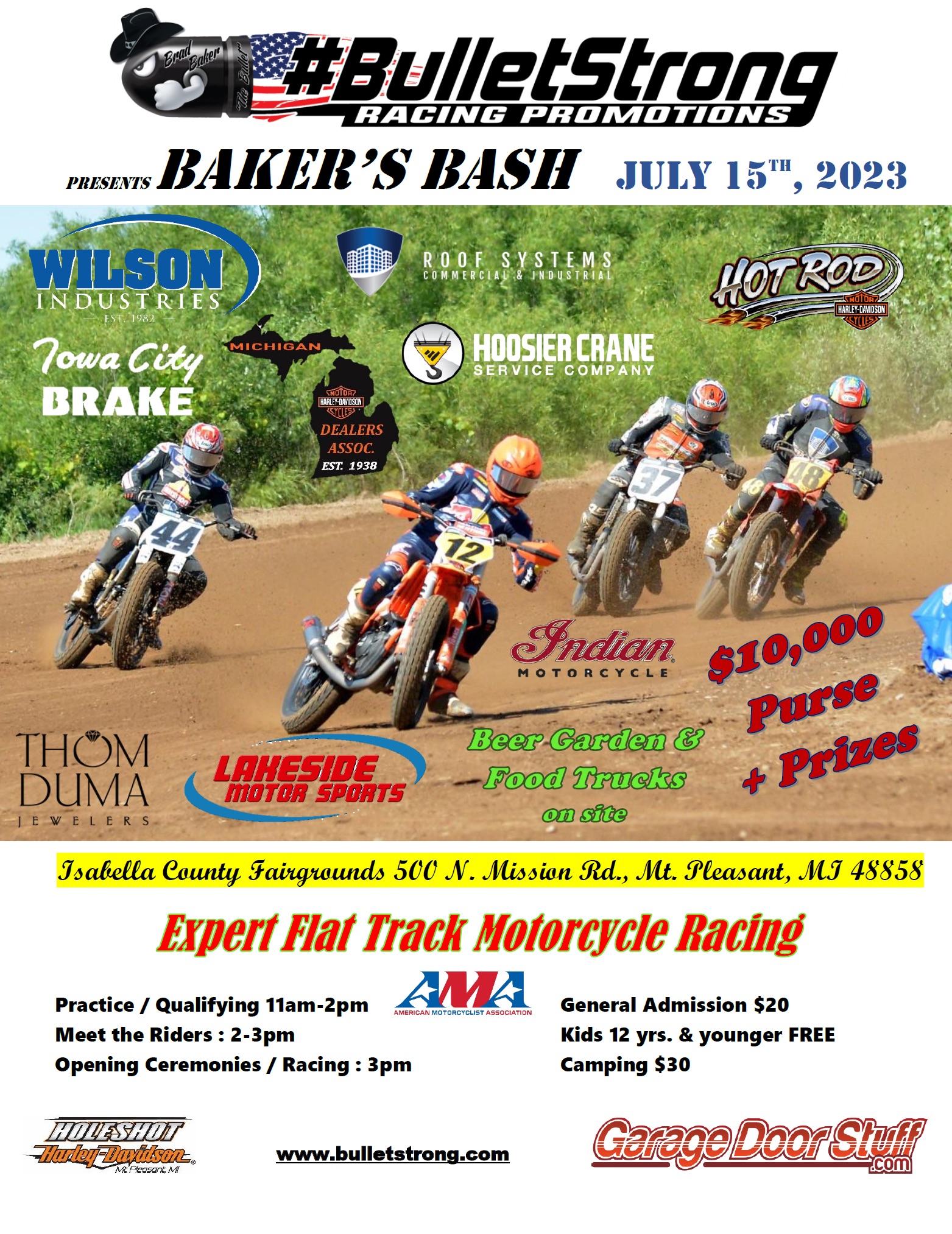 Mt. Pleasant Flat Track Motorcycle Race Put On By Former X Games Racer – 9&10 News