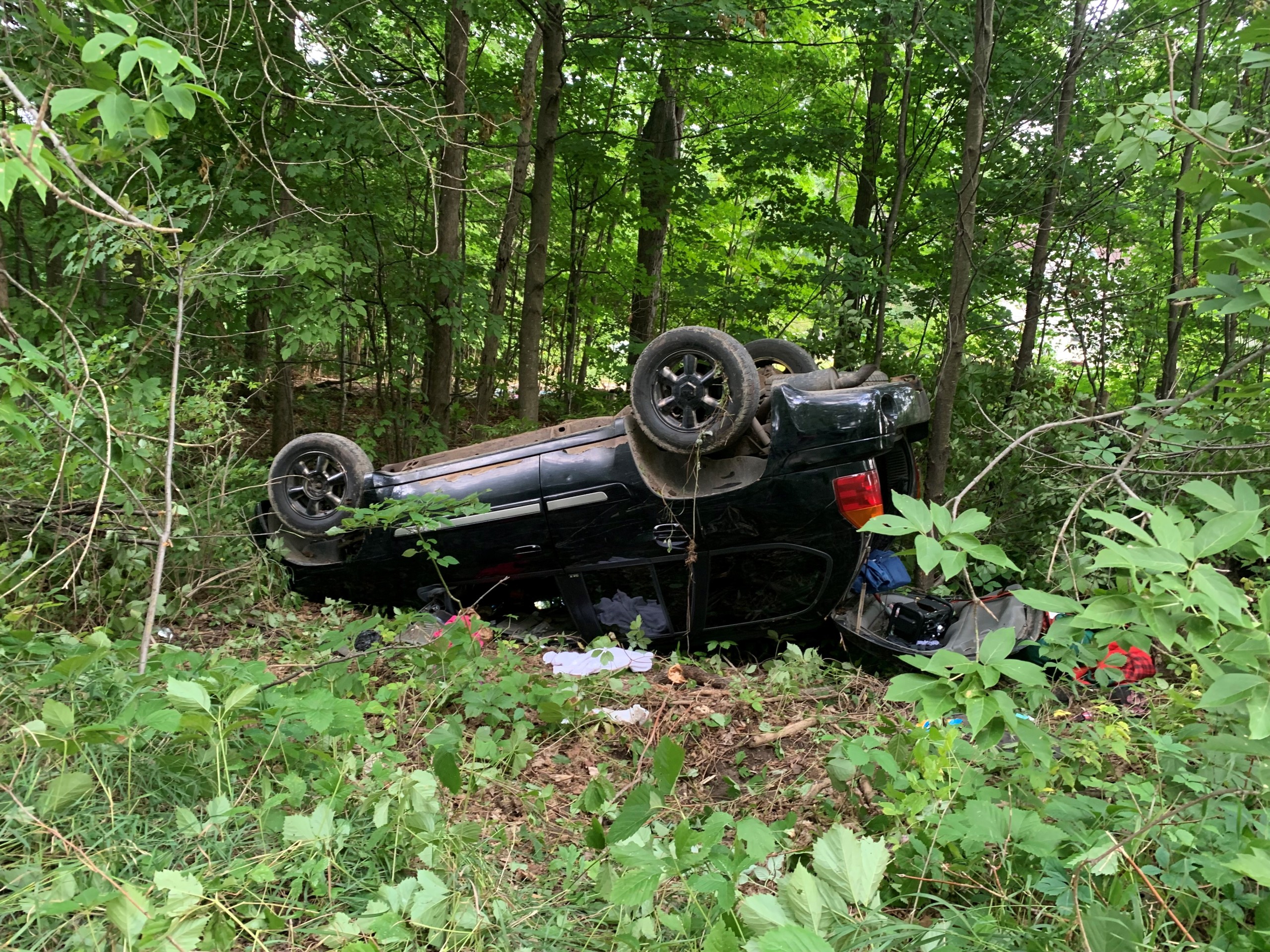 MSP Investigating Abandoned Rolled Vehicle Found Near Alba Schools Bus ...