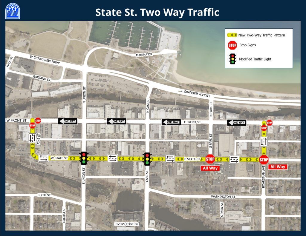 Driving Patterns Change in Downtown Traverse City Due to Two-Way Street ...