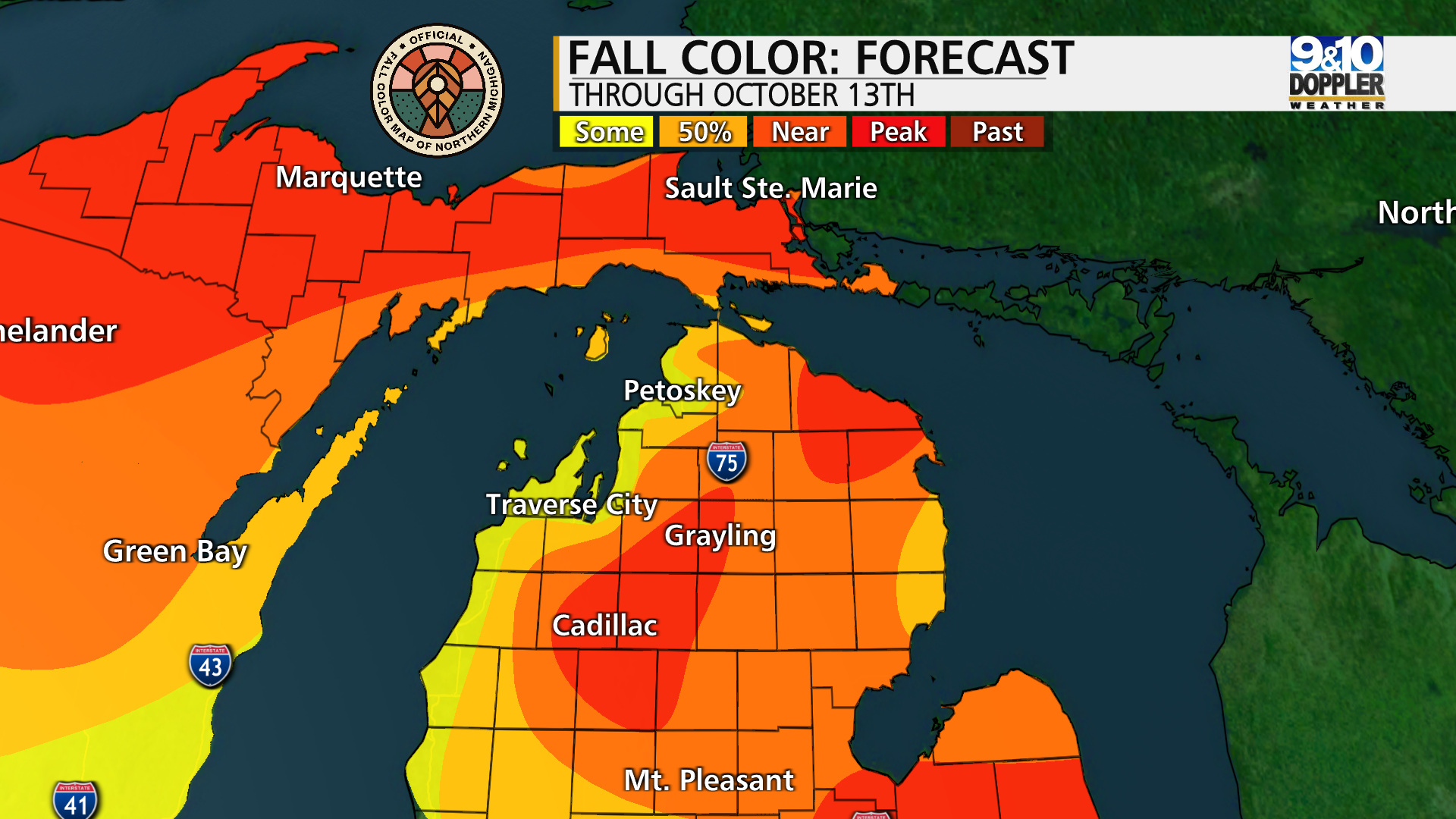 Top Headlines: Fall Color Change Forecast, and More – 9&10 News