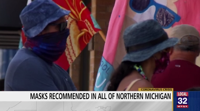 Masks Recommended In All Of Northern Michigan – 9&10 News