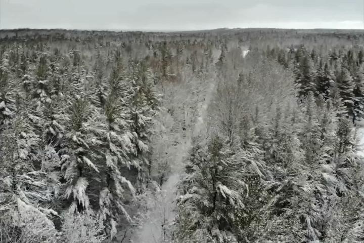 Sights and Sounds Drone Edition: Snowy Beaver Island – 9&10 News
