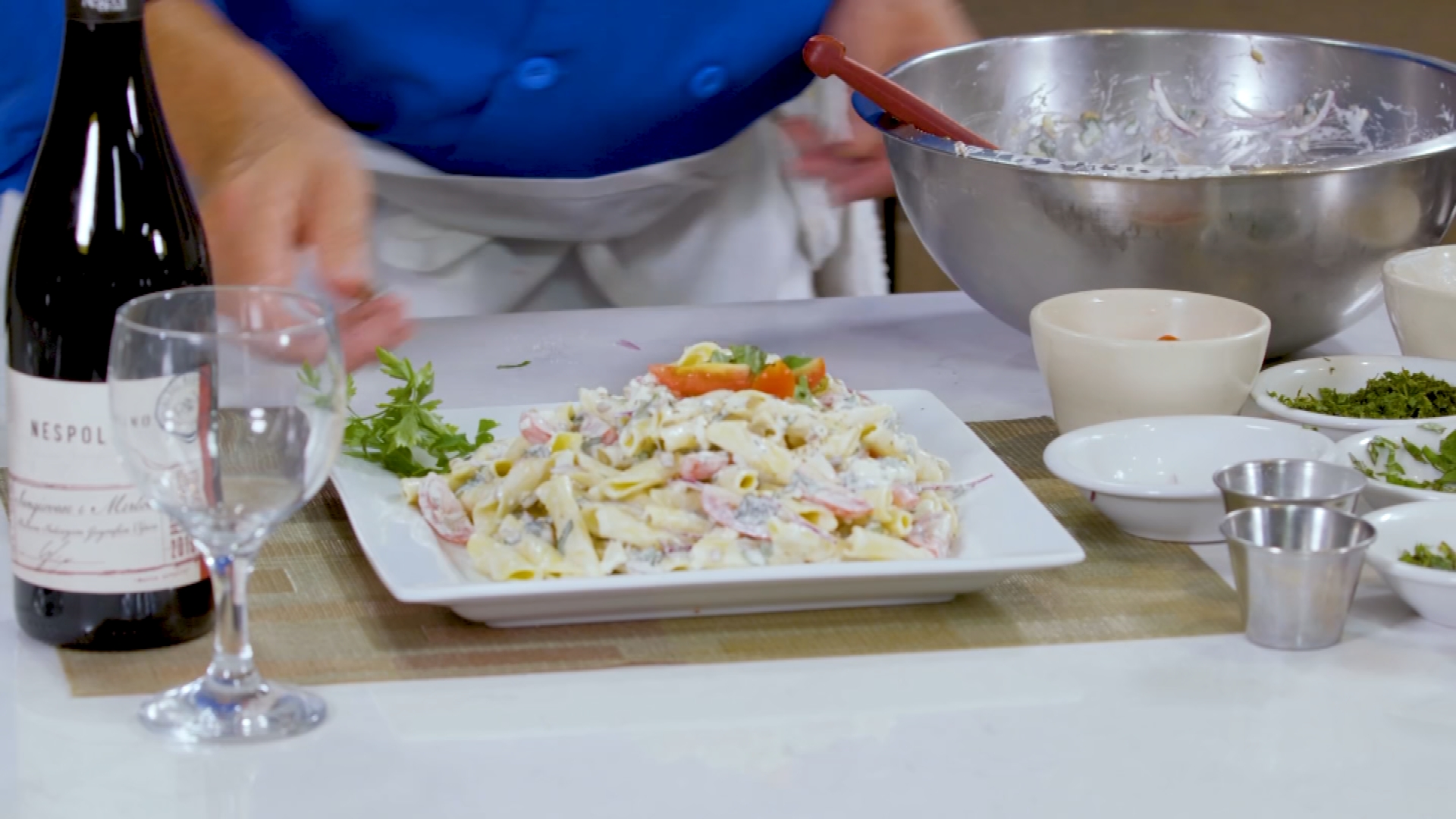 Cooking With Chef Hermann: Chilled Penne Pasta Salad with Feta and ...