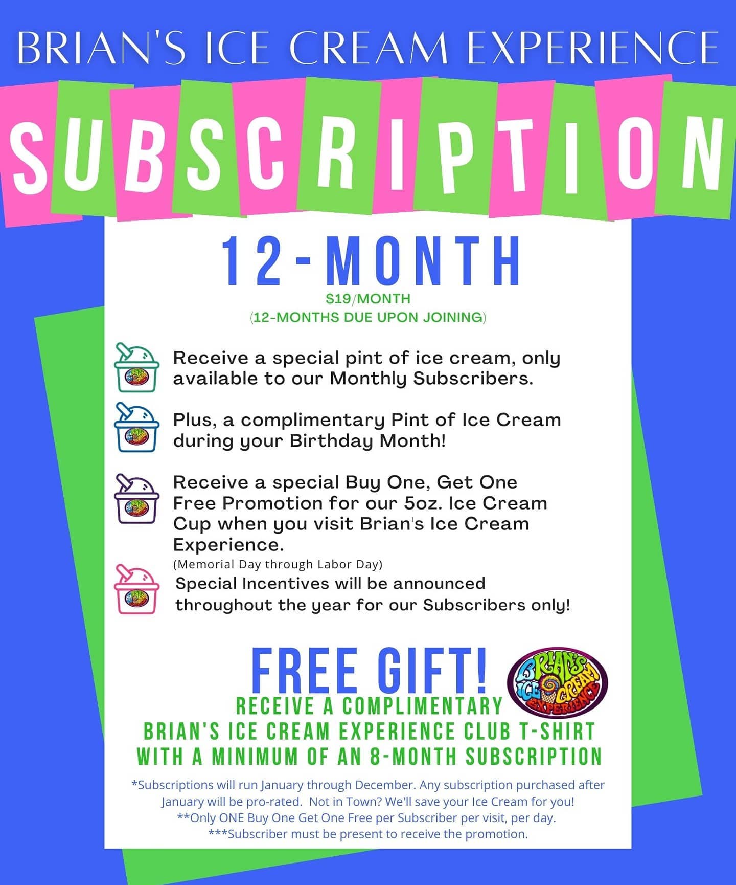 Try Unique, Creative Flavors with Brian’s Ice Cream Experience Pint of ...