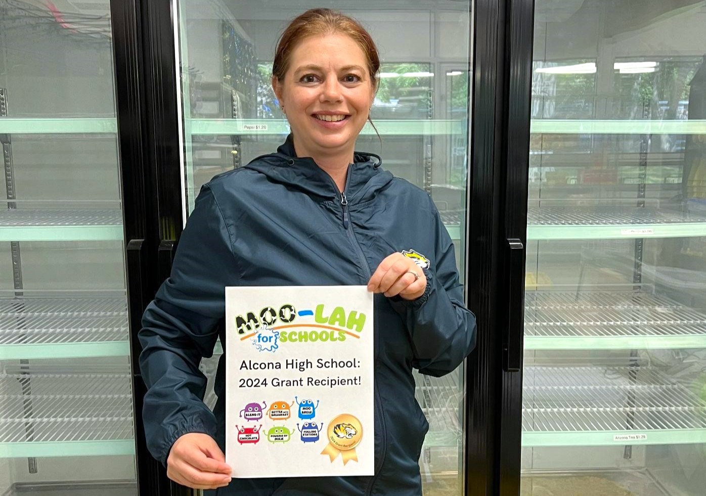 Alcona High School receives grant from United Dairy Industry of ...