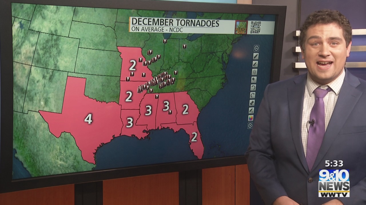 December Tornadoes: How Rare is it Really? – 9and10News.com