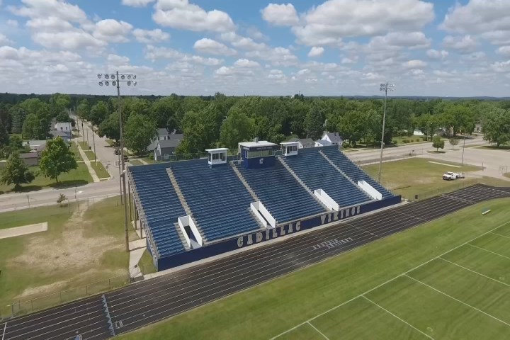 Northern Michigan from Above: Cadillac High School Football Field – 9 ...