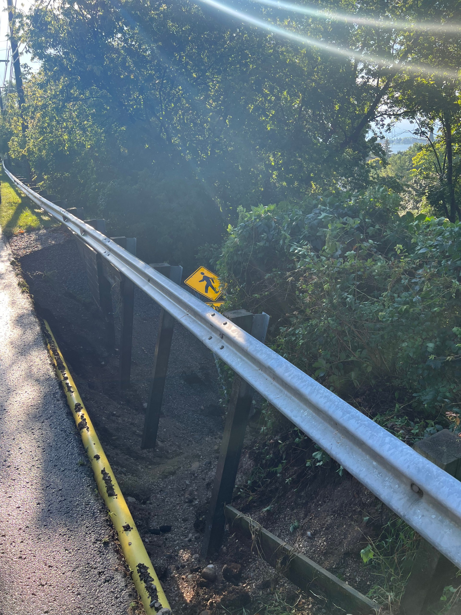 Part of M-119 Washed Out in Harbor Springs Due to Heavy Rainfall – 9&10 ...