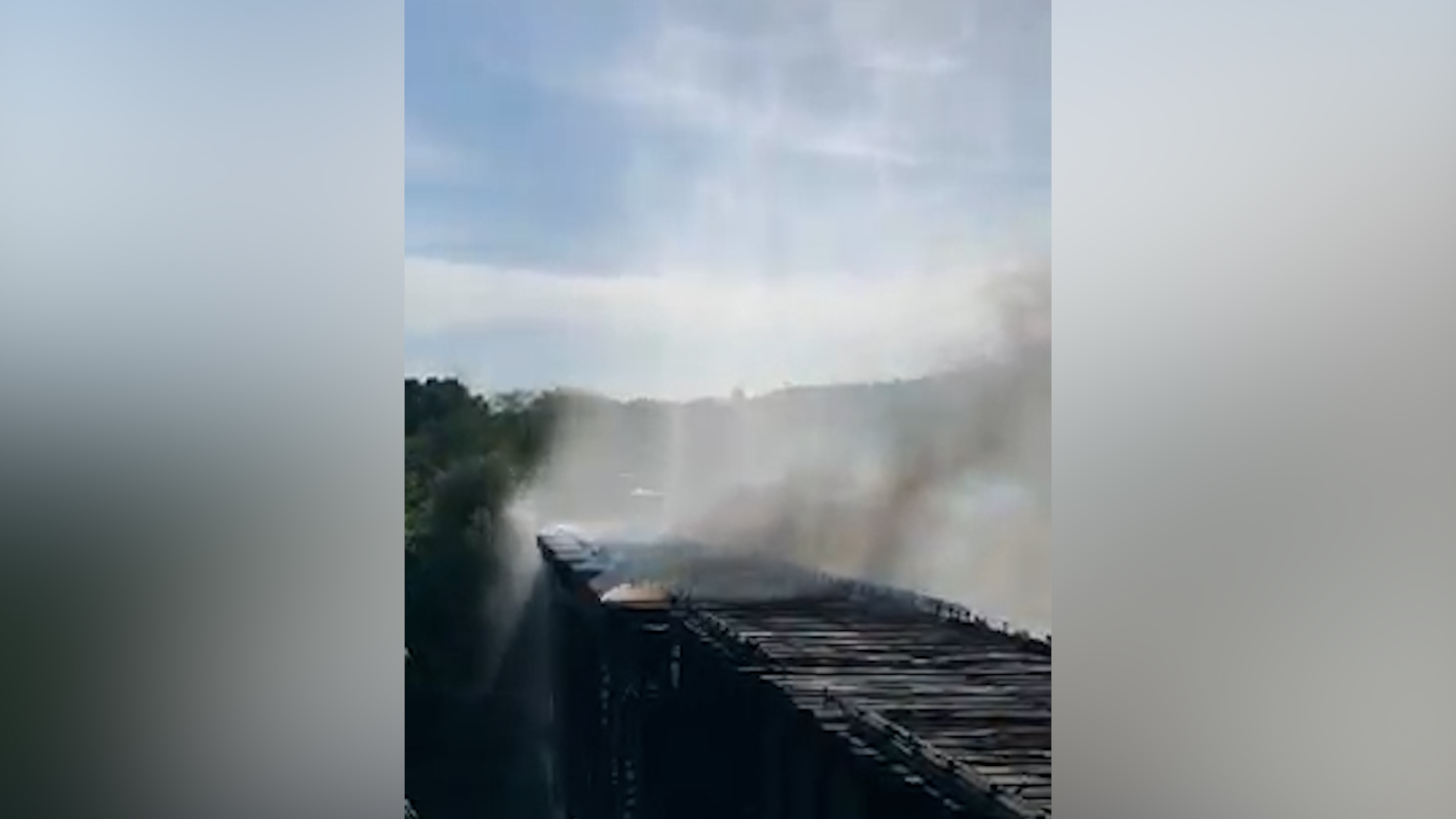 Fire Crews Put Out Railroad Bridge Fire In Mesick – 9&10 News