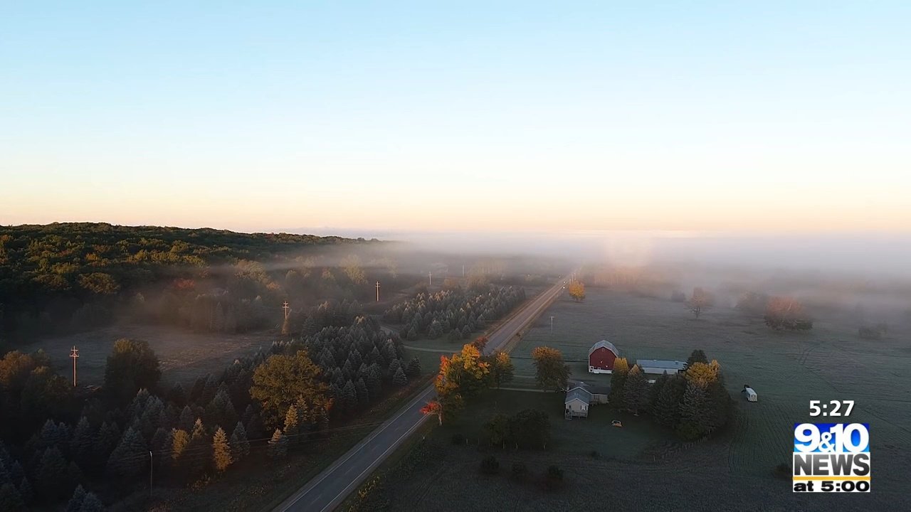 Drone Sights and Sounds: A Foggy Morning at Camp Cadillac – 9and10News.com