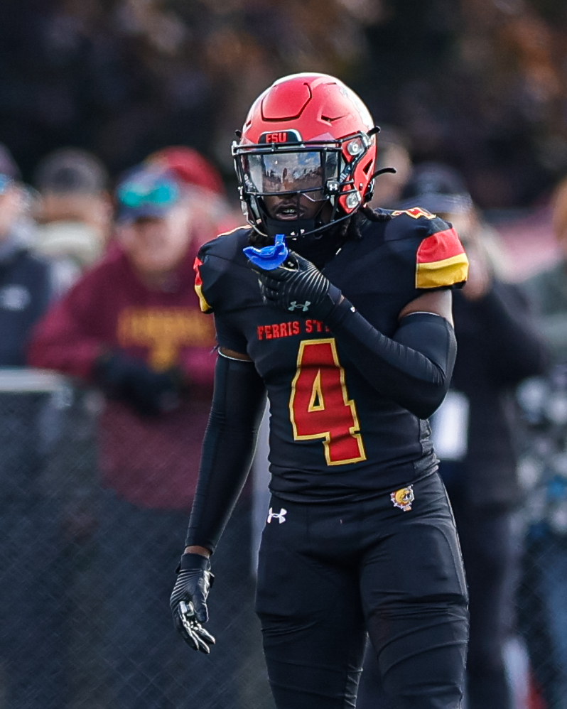 Ferris State’s Justin Payoute named top defensive player in NCAA ...