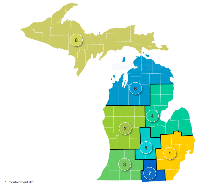 Michigan Counties Divided Into Regions to Help Restart the Economy ...