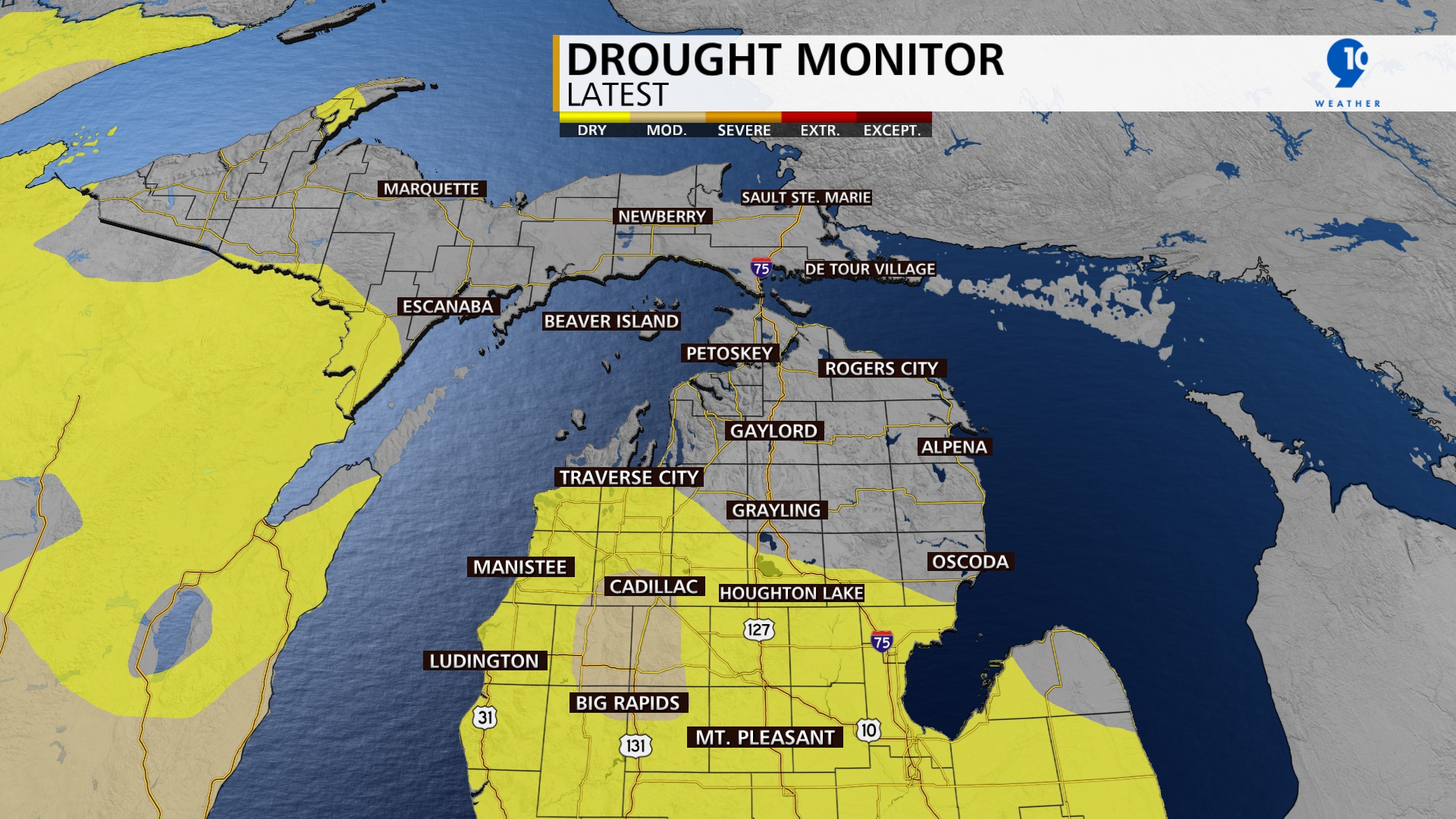 Fire and Drought: Looking at the Threat to Northern Michigan – 9&10 News