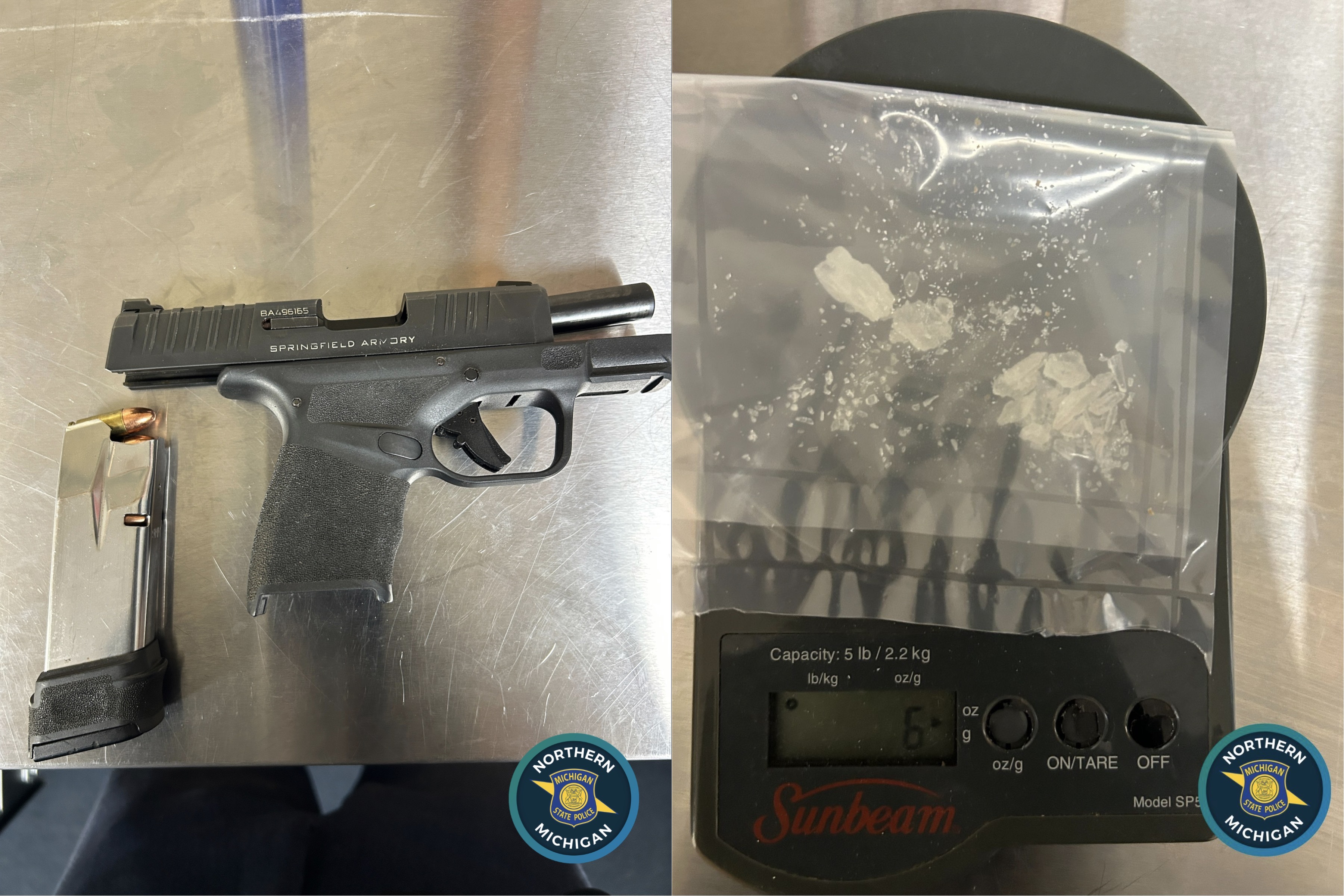 Kaleva man faces felony drug, weapon charges after Manistee County ...