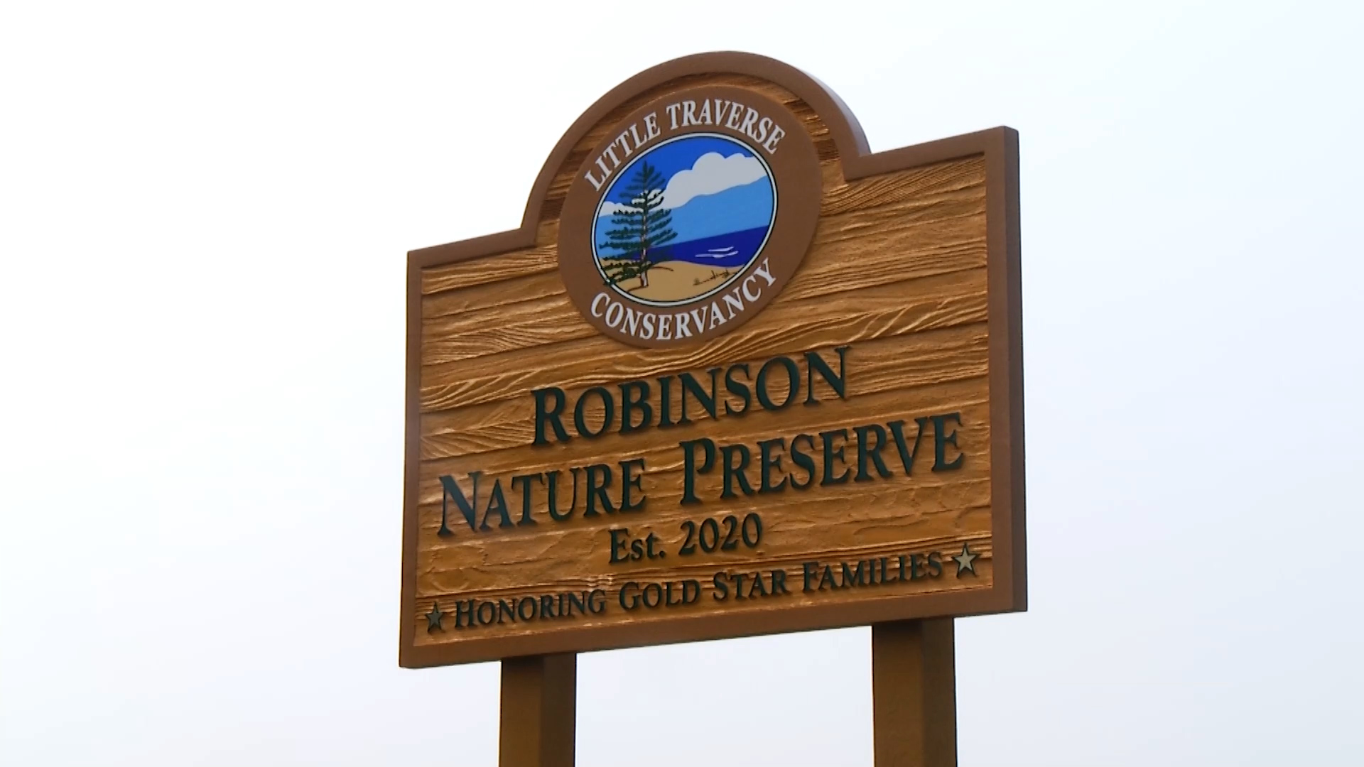 Robinson Nature Preserve Dedicated in Emmet County Honoring Gold Star ...
