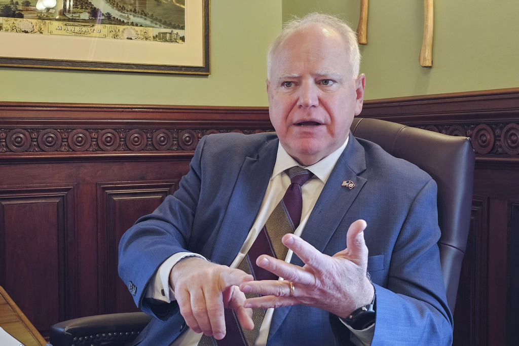 Democratic VP nominee Tim Walz to visit Traverse City on Friday ...