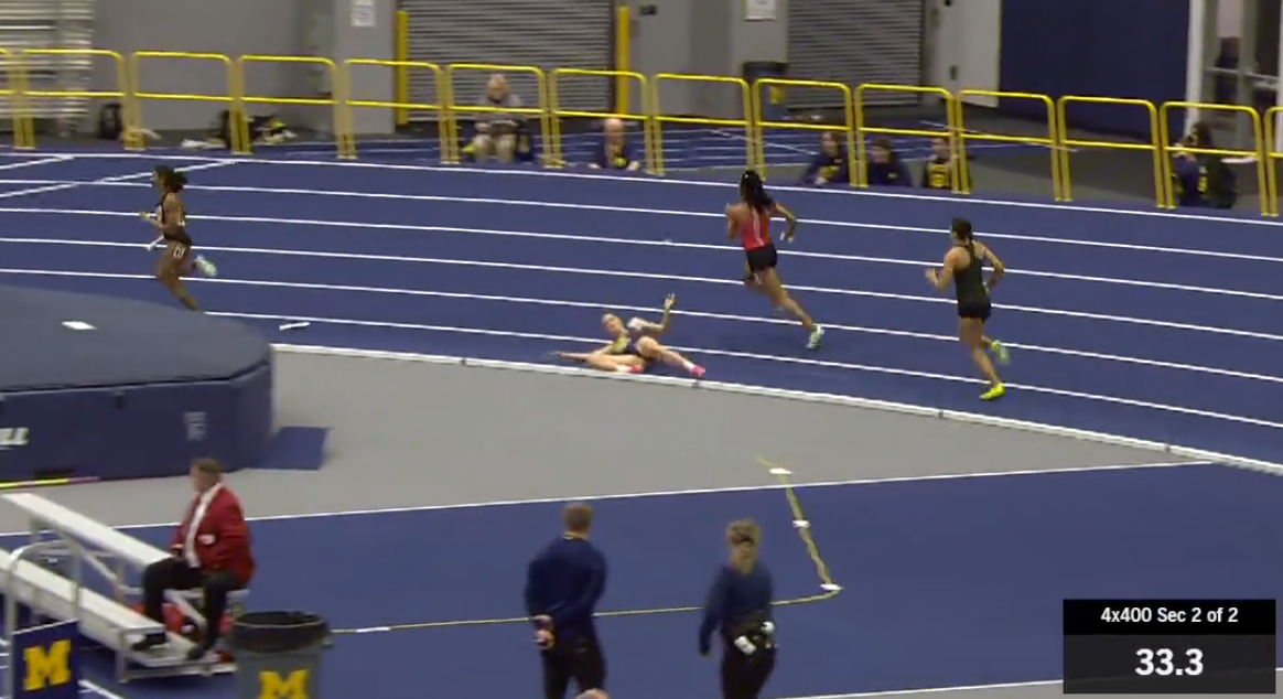 Michigan Relay Team Pulls Off INSANE Comeback Win After Runner Falls ...