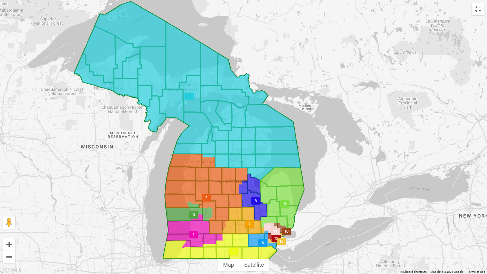 Michigan Redistricting Commission Selects Final Maps For State – 9&10 News