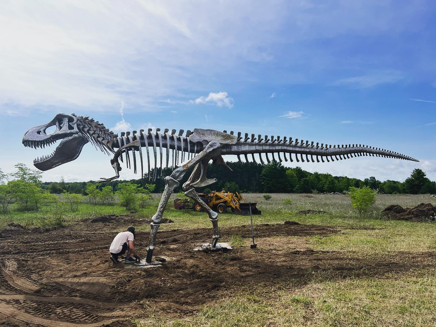 There’s a T-rex near Sleeping Bear Dunes, and, yes, it’s definitely ...