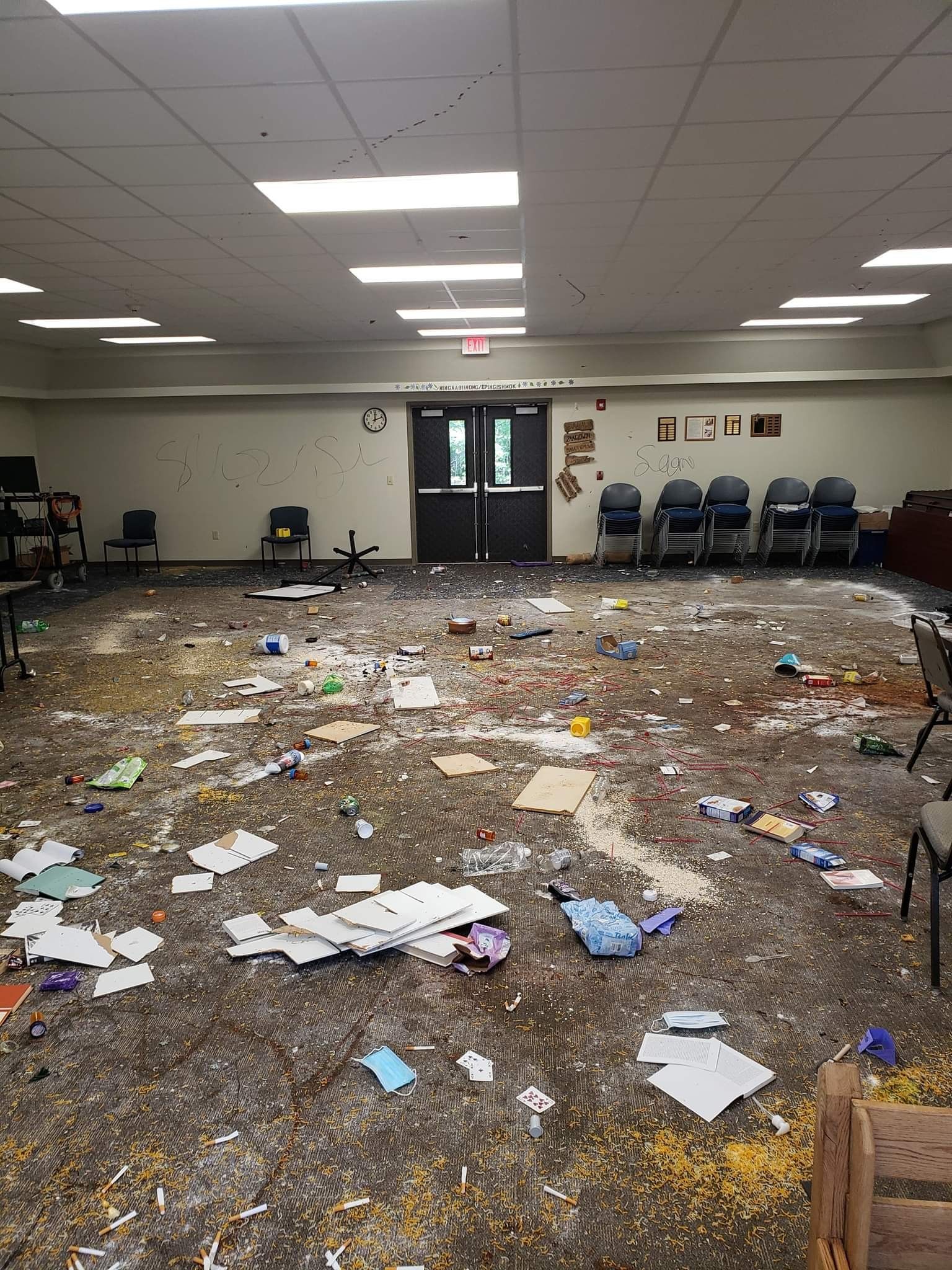 Bay Mills Indian Community Cultural Center Vandalized – 9&10 News