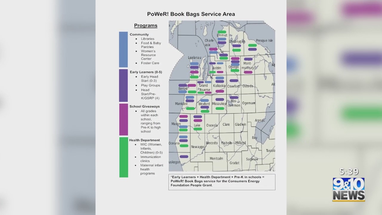 PoWeR! Book Bags Empowering Children One Book At A Time – 9&10 News