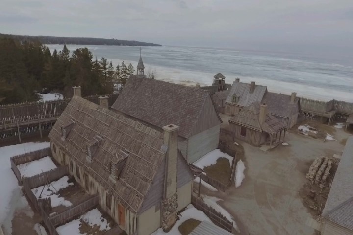 Sights and Sounds: Bird’s Eye View of Fort Michilimackinac – 9&10 News