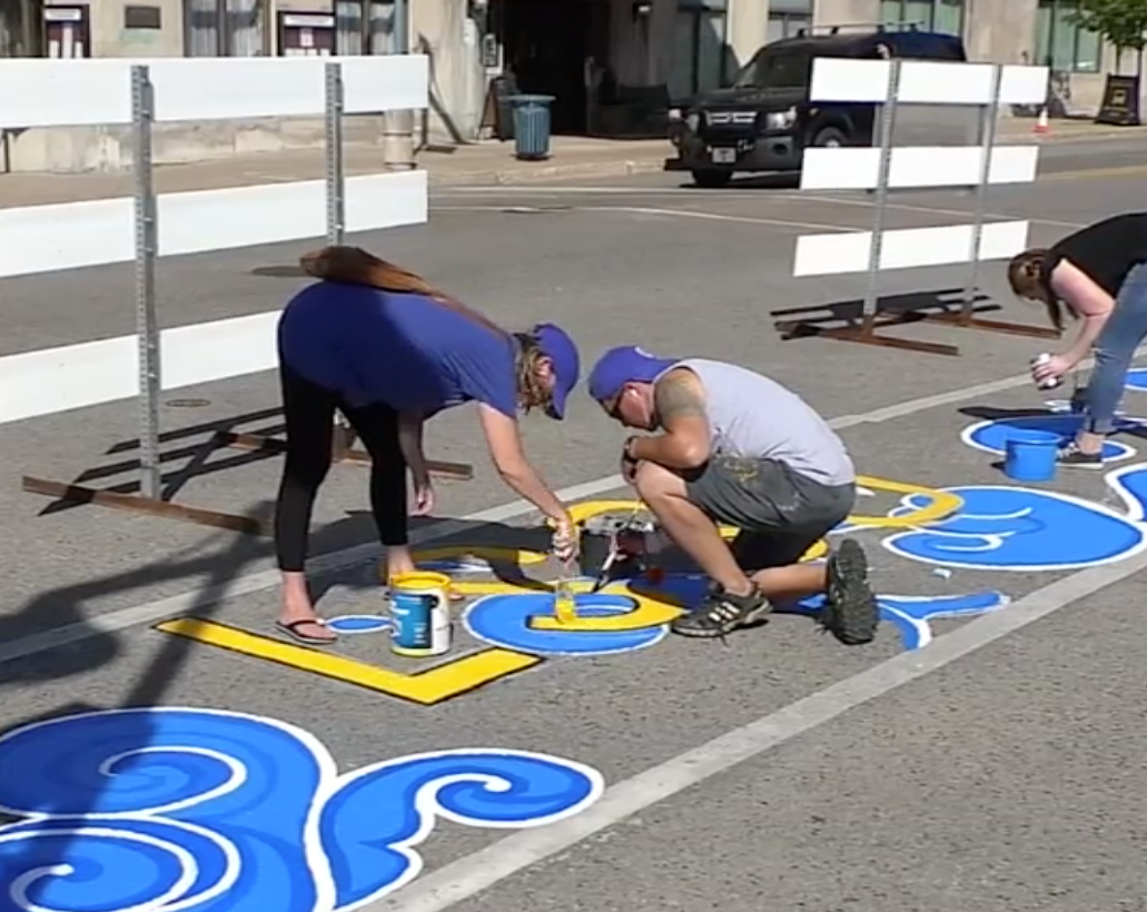 Painting a Vibrant Community, The Soo’s Crosswalk Mural – 9&10 News