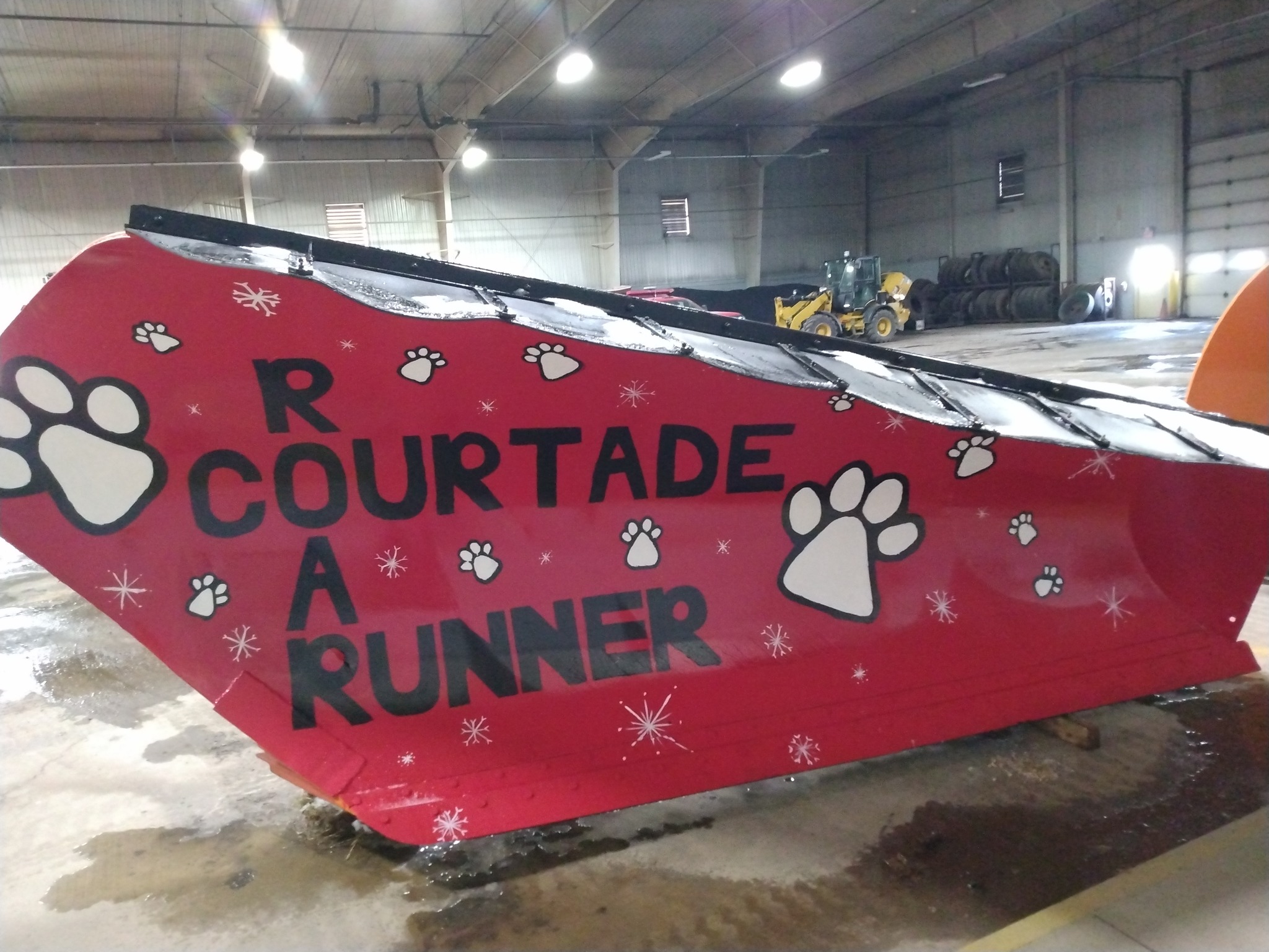 Grand Traverse County Road Commission continues paint-a-plow for the ...