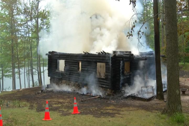 Ogemaw County Log Cabin Destroyed in Fire – 9&10 News