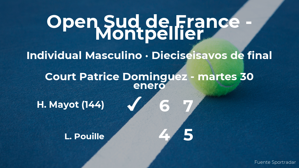 El tenista Harold Mayot, clasificado para los octavos de final del ...