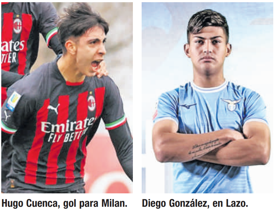 Hugo Cuenca y Diego González, en las noticias en el fútbol italiano ...