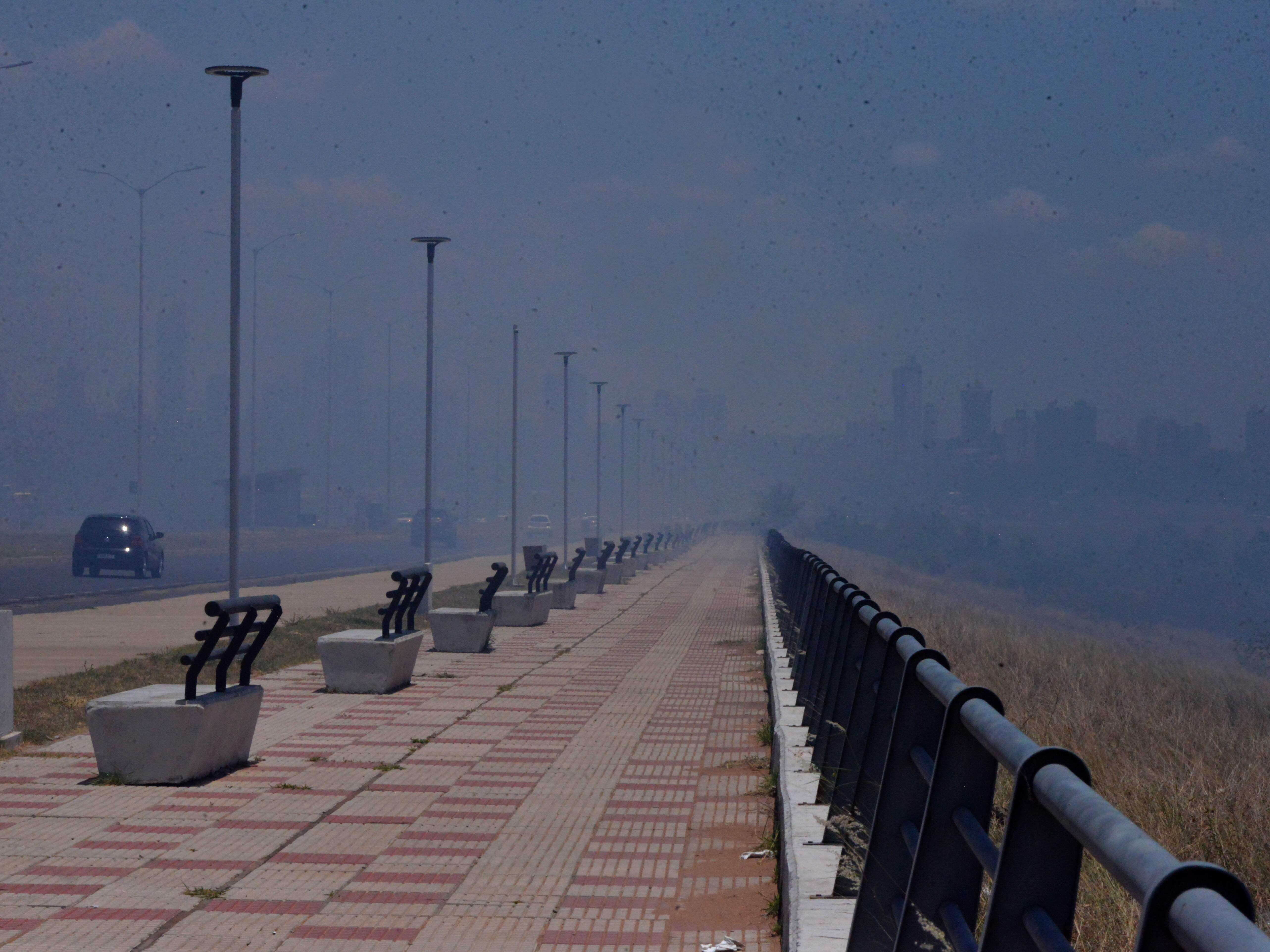 Alto nivel de contaminantes en aire de Asunción - Nacionales - ABC Color