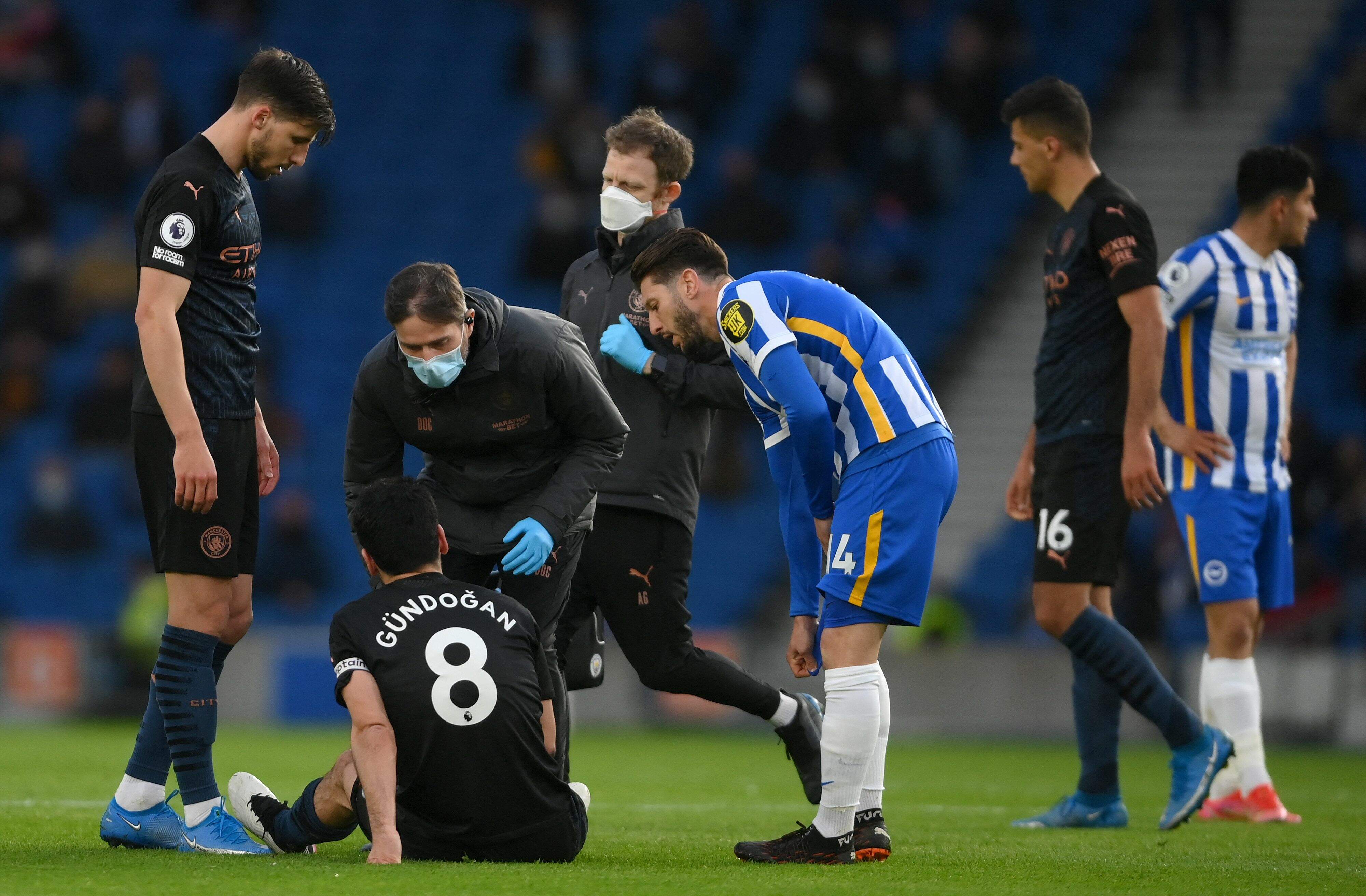 El Brighton remonta a un Manchester City con diez - Fútbol ...