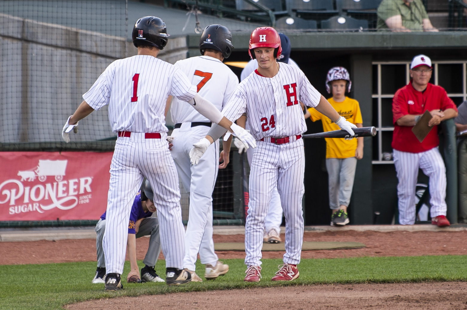 North and South baseball teams battle in All-Star game at Dow Diamond ...