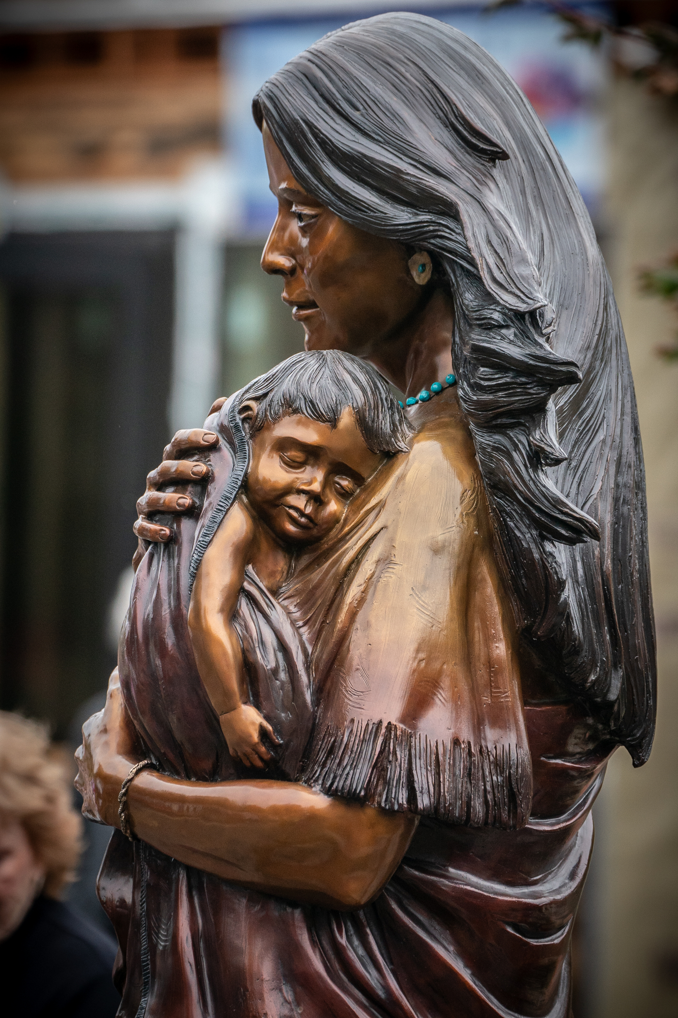Sacajawea and Jean Baptiste Charbonneau statue unveiling at Charbonneau ...