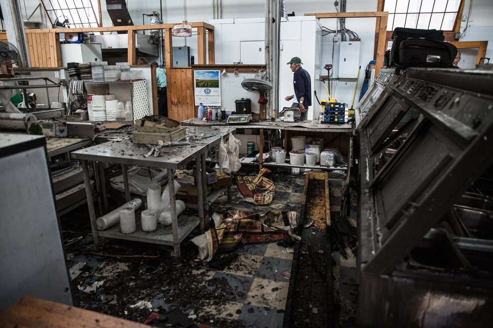 A look inside Broad Street Market fire damage and Gov. Shapiro press ...