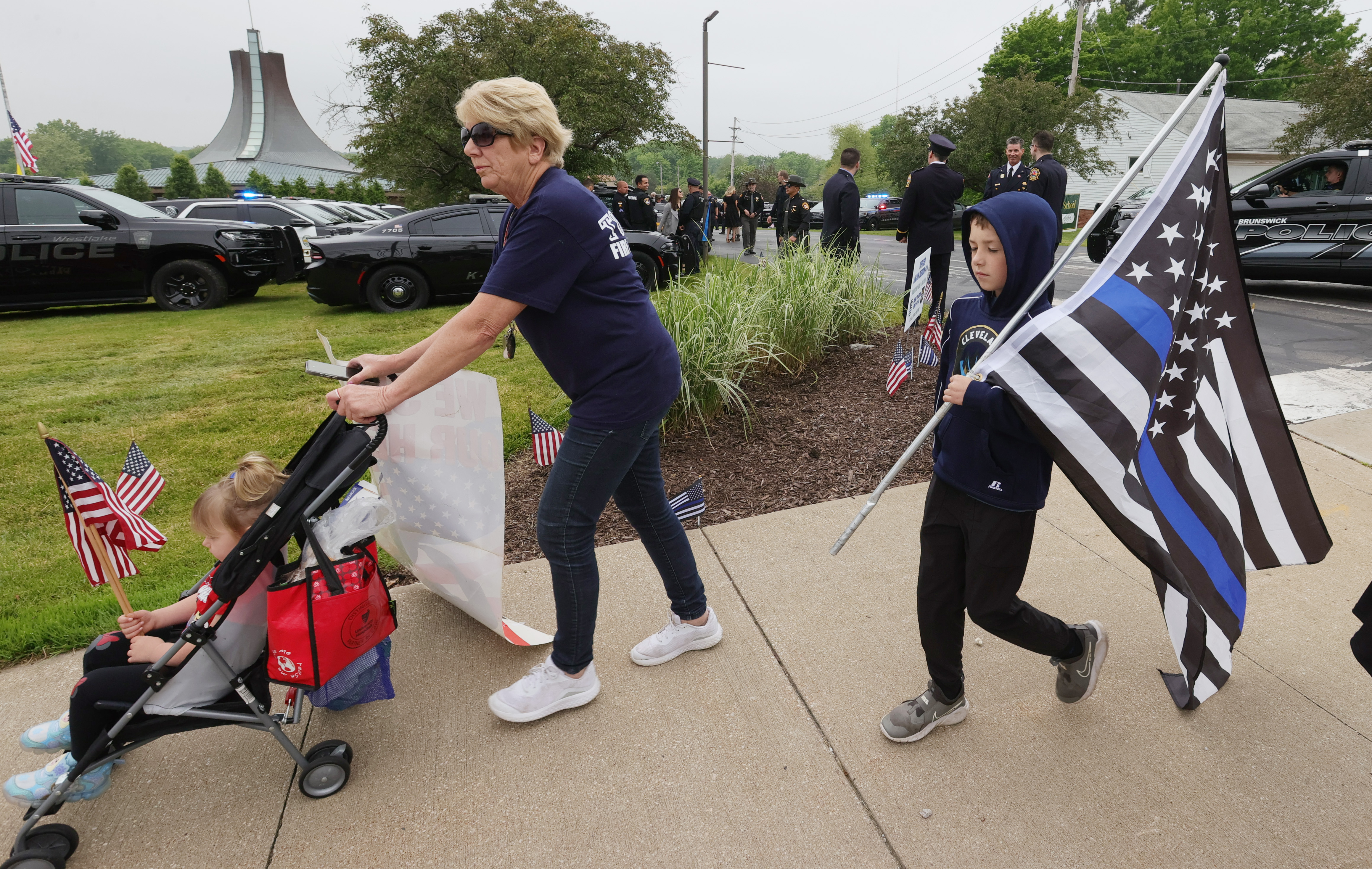 Memorial service for Euclid police officer Jacob Derbin, May 18, 2024 ...