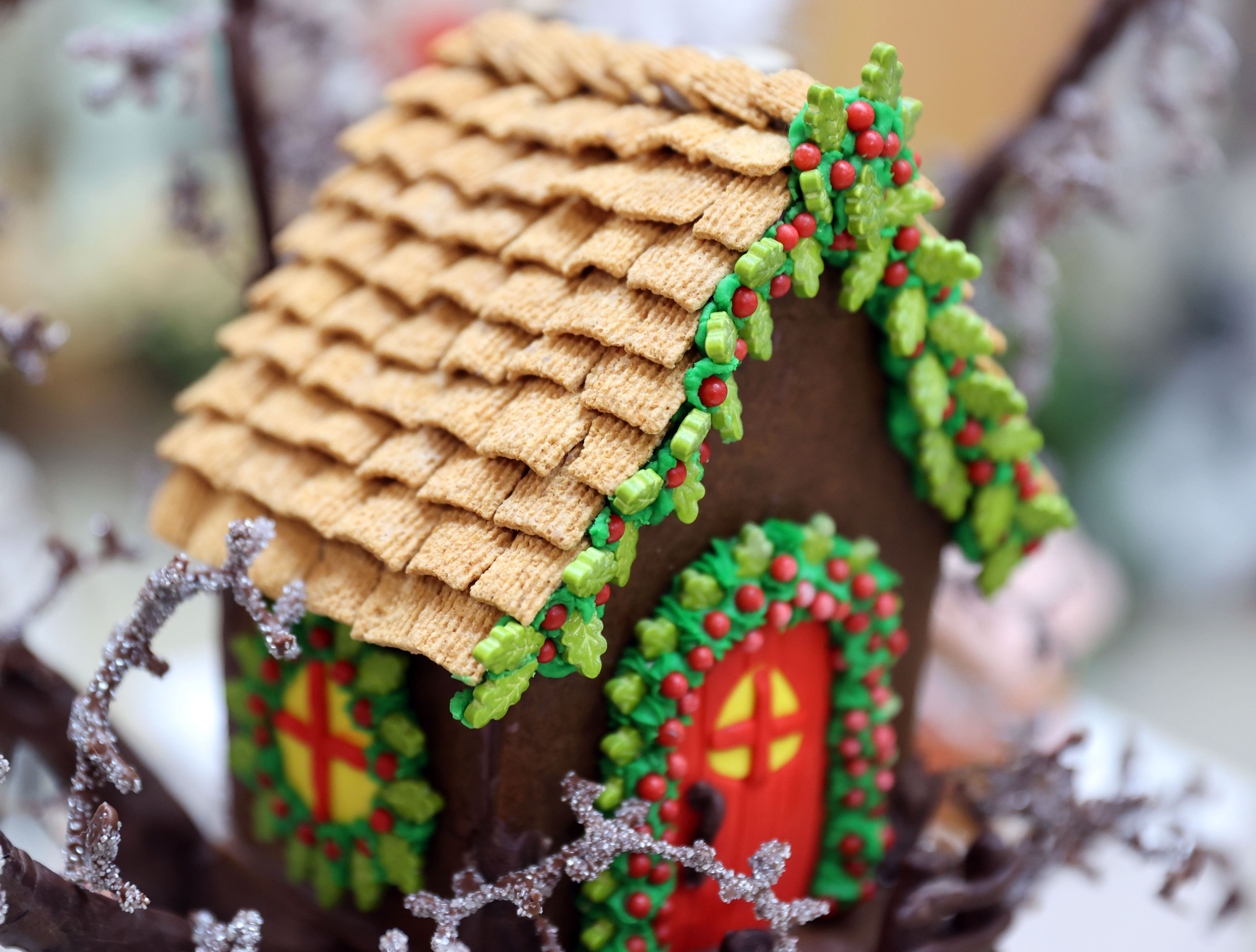 Gingerbread displays at Cleveland Botanical Garden, November 17, 2022 ...